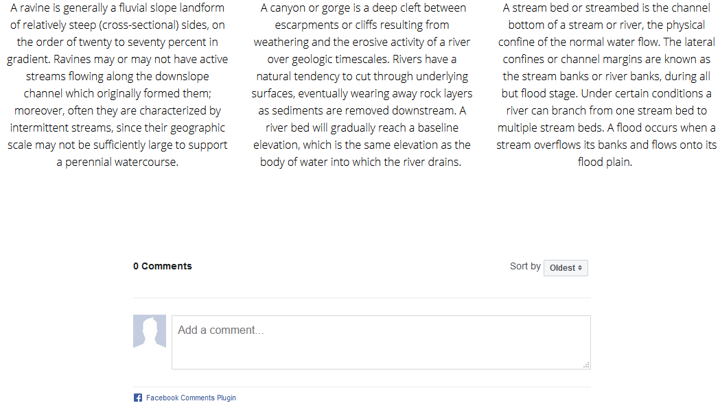 Facebook Comment Feed. Help center
